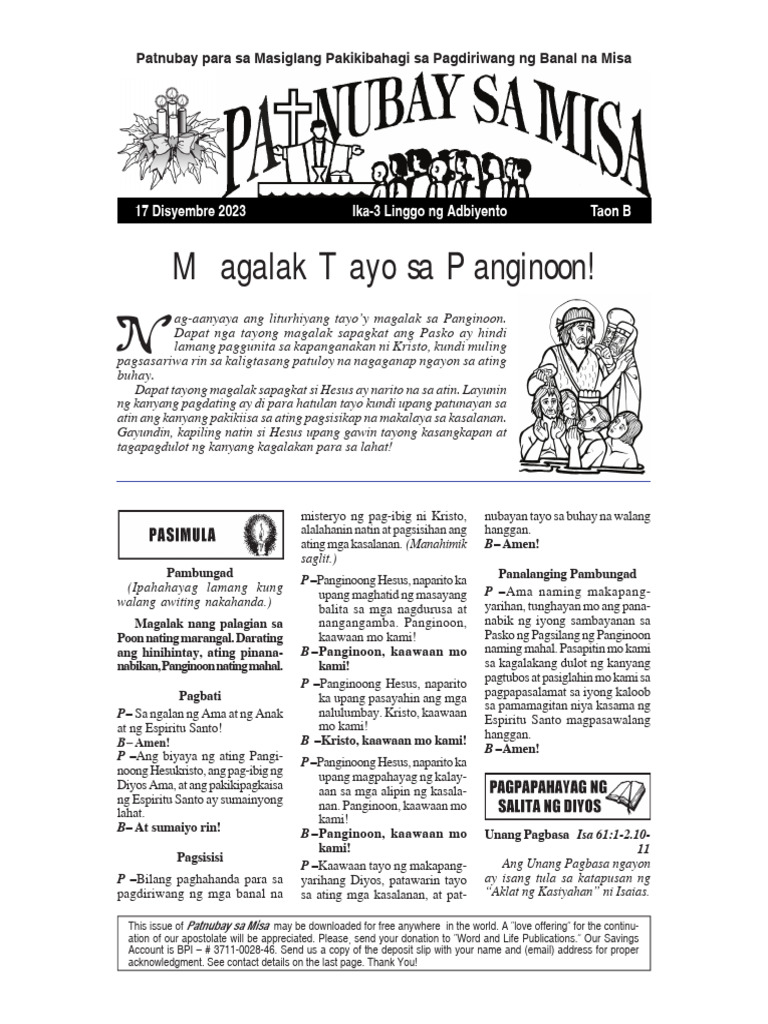 PSM Adbiyento3 | PDF