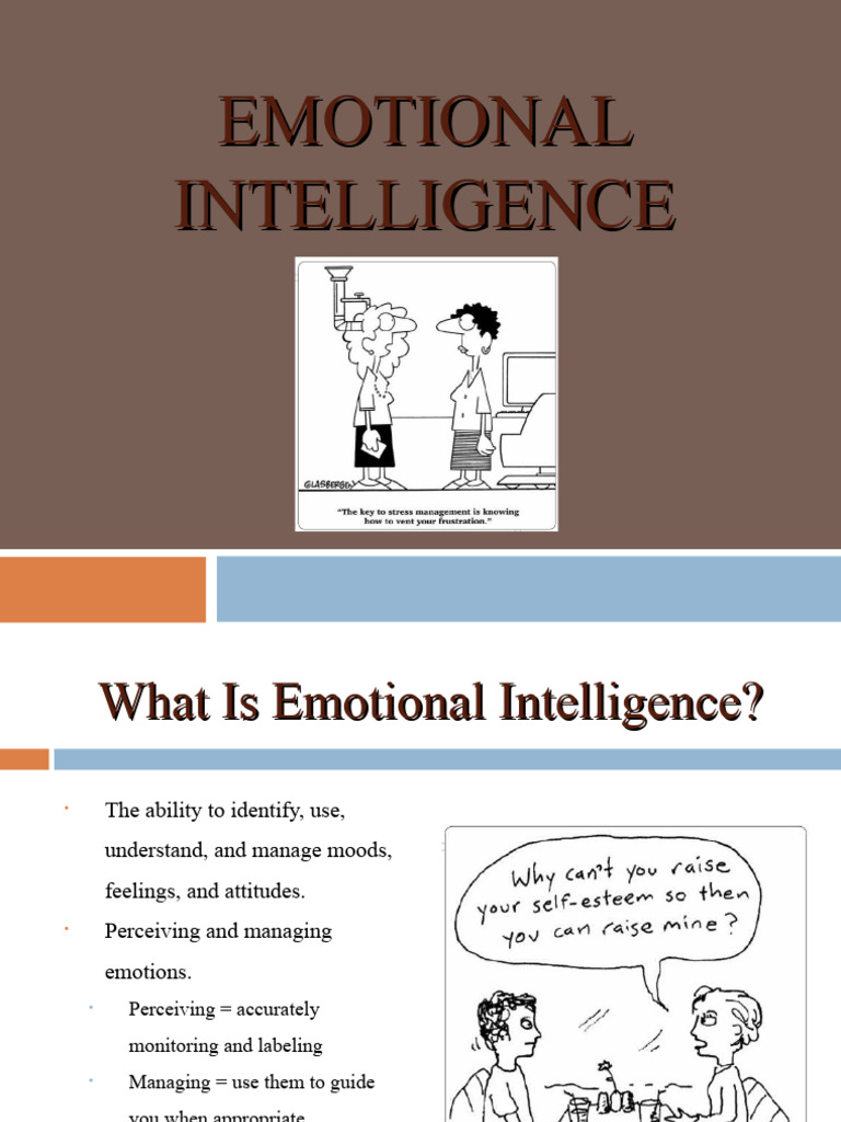 Emotional Intelligence | PDF | Self-Improvement
