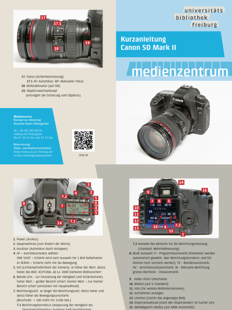 Canon - 5D - MII - Kurzanleitung | PDF