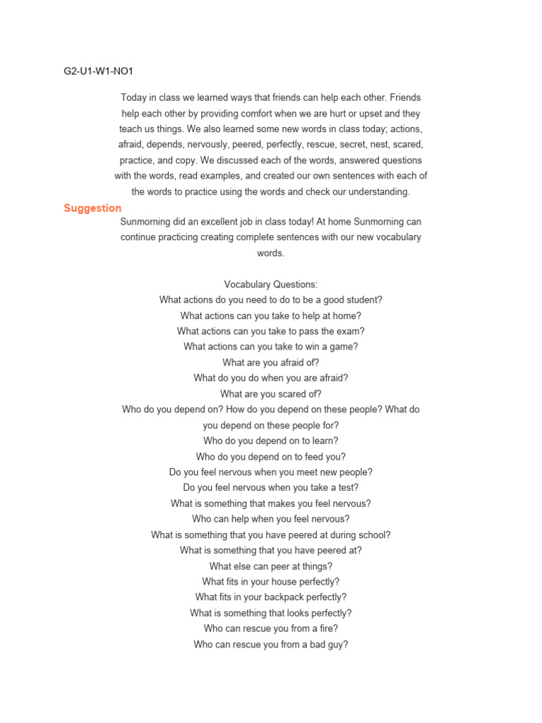 G2 Feedback Example (Please Make Your Own Changes BC I Use These) | PDF ...