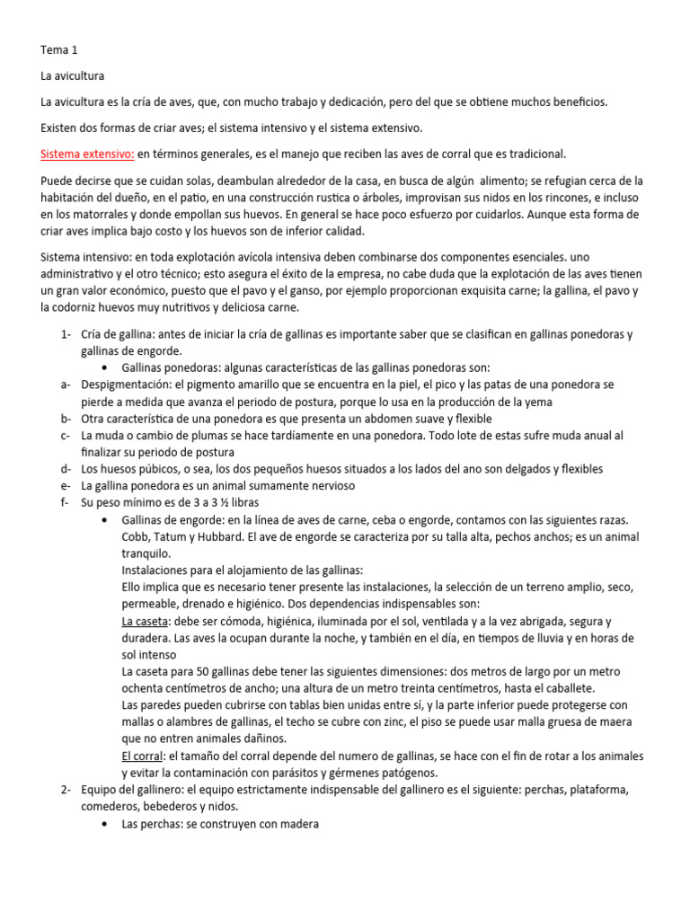 Tema 1 6 Grado | PDF