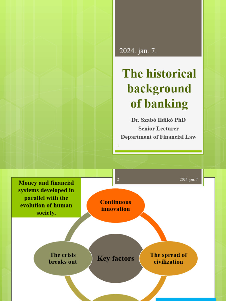 The Historical Background of Banking | PDF