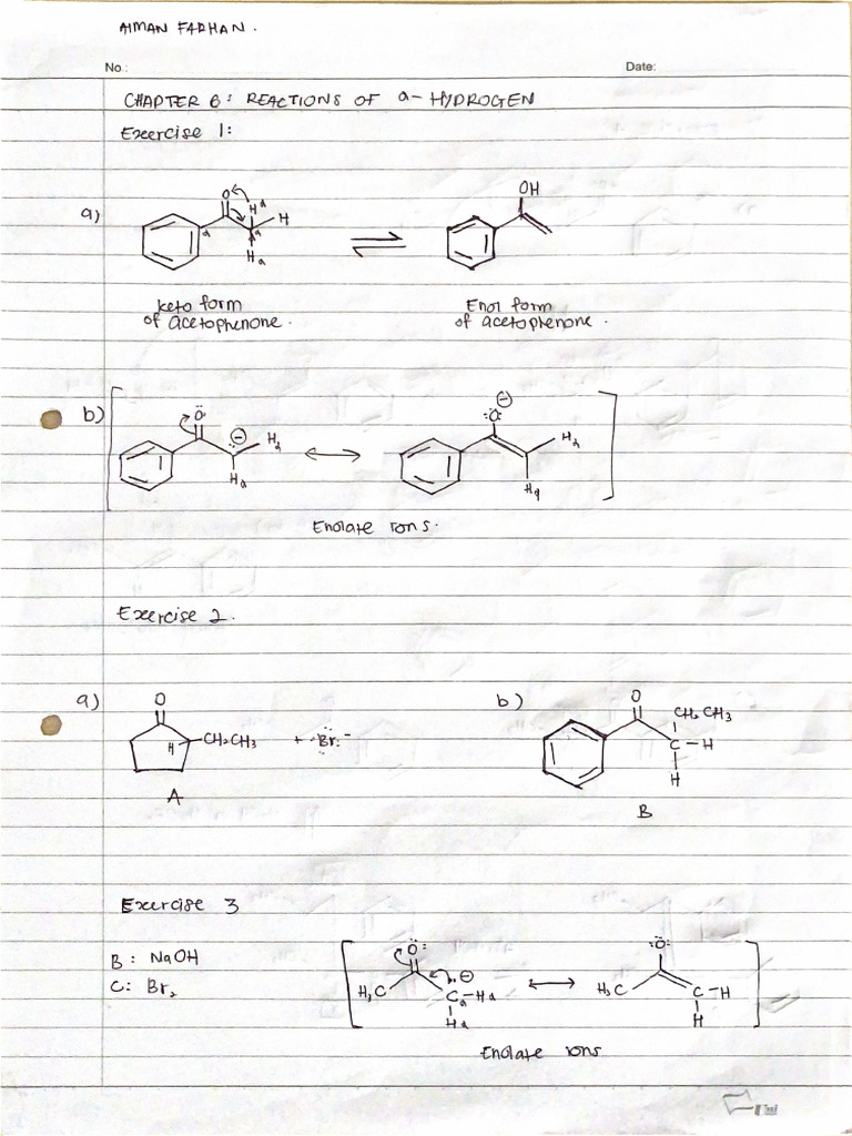 Exercise Chapter 6 Aiman Farhan | PDF