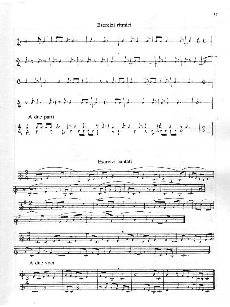 Solfeggi Cantati | PDF