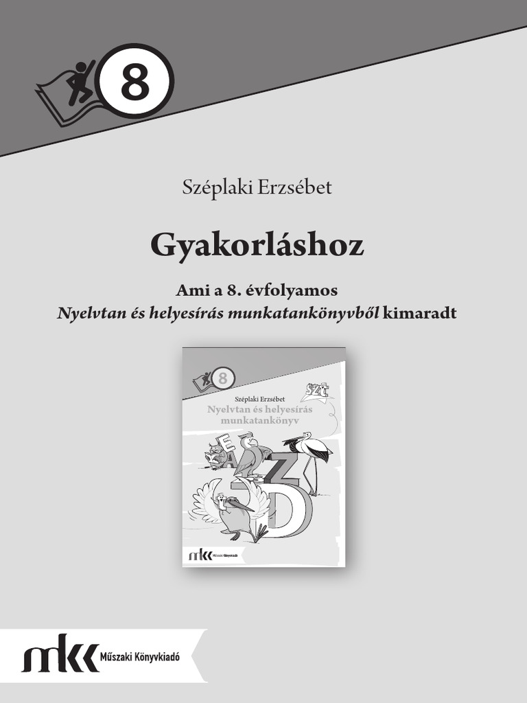 MK-2479 Gyakorlashoz Nyelvtan 8 Megoldas 2023 | PDF