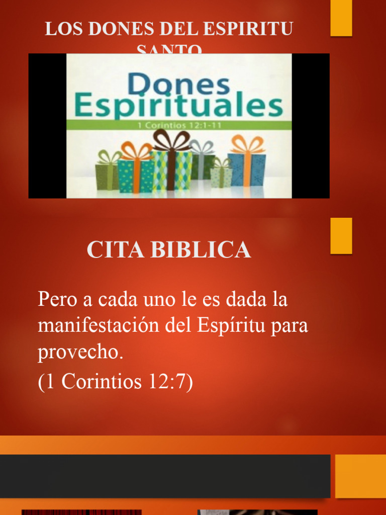 Los Dones Del Espiritu Santo 1 | PDF