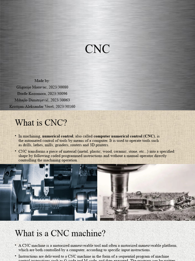 Eng CNC | PDF | Business | Technology & Engineering