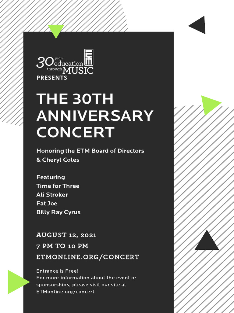 The 30th Anniversary Concert | PDF