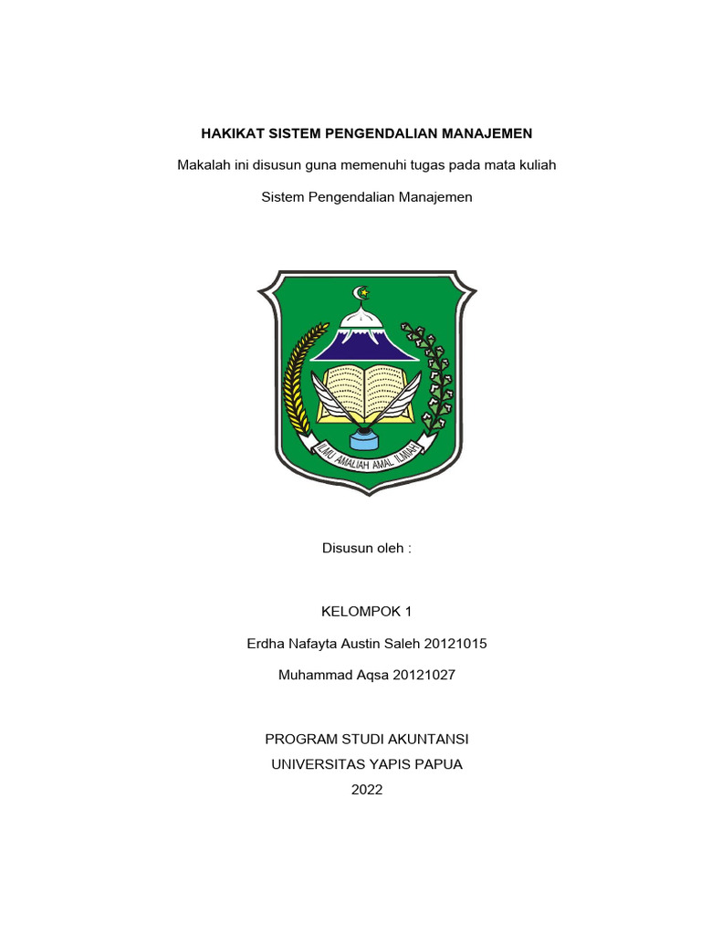 Sistem Pengendalian Manajemen | PDF