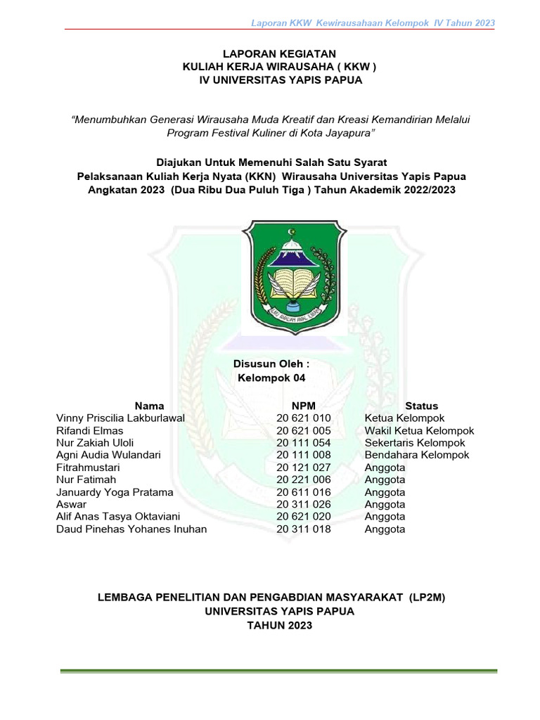Laporan KKW 04 | PDF