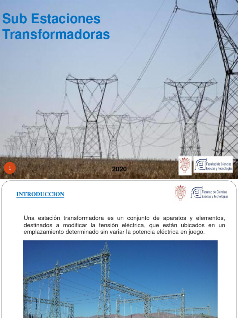 Clase 6 - Subestaciones Transformadoras | PDF