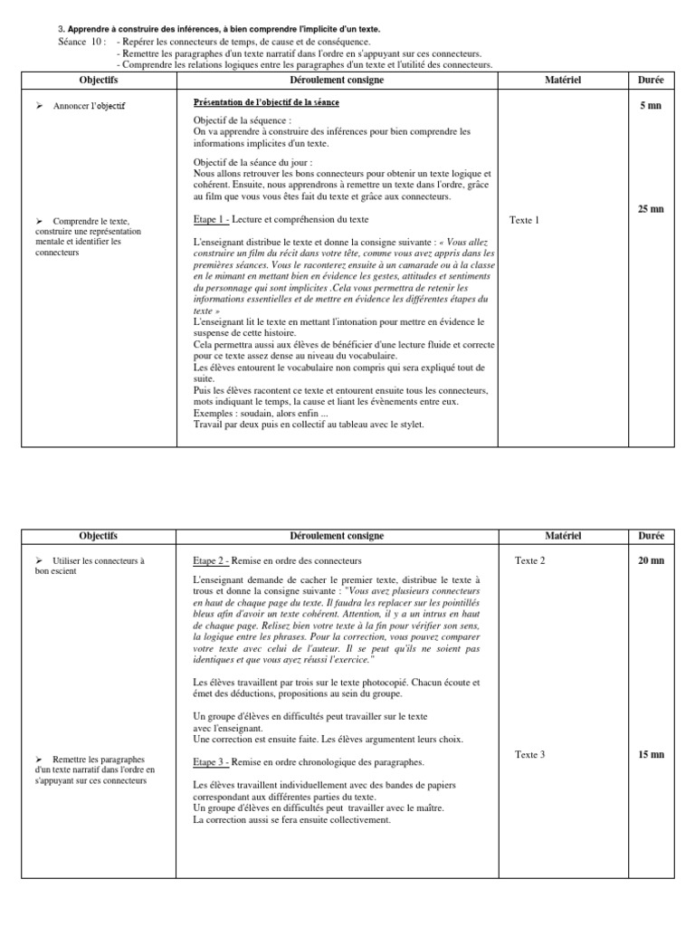 Seq 3 Seance 10 | PDF