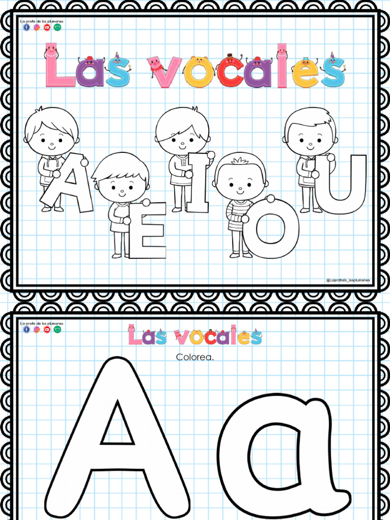 Conociendo A Las Vocales 2 | PDF