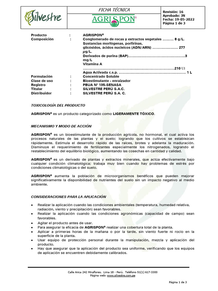 FT Agrispon | PDF