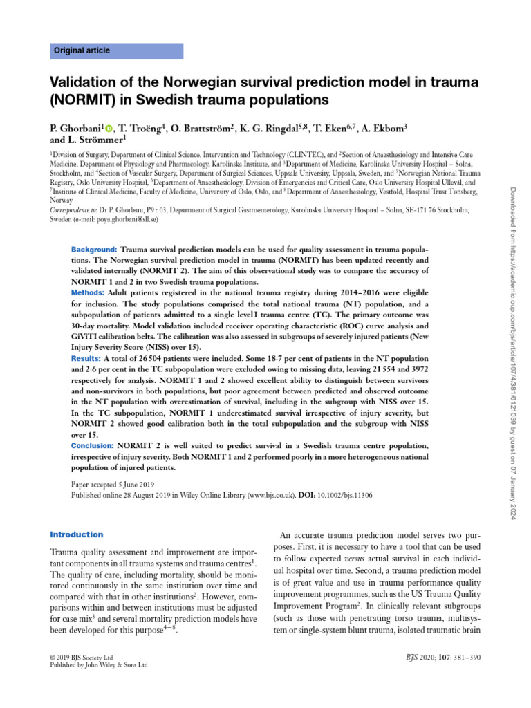 Bjs 11306 | PDF | Injury | Hospital
