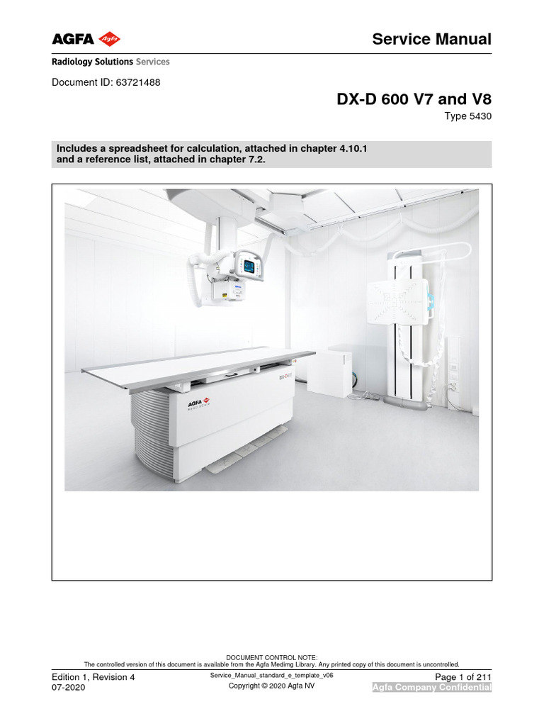 DX-D 600 V7V8 - Service Manual | PDF