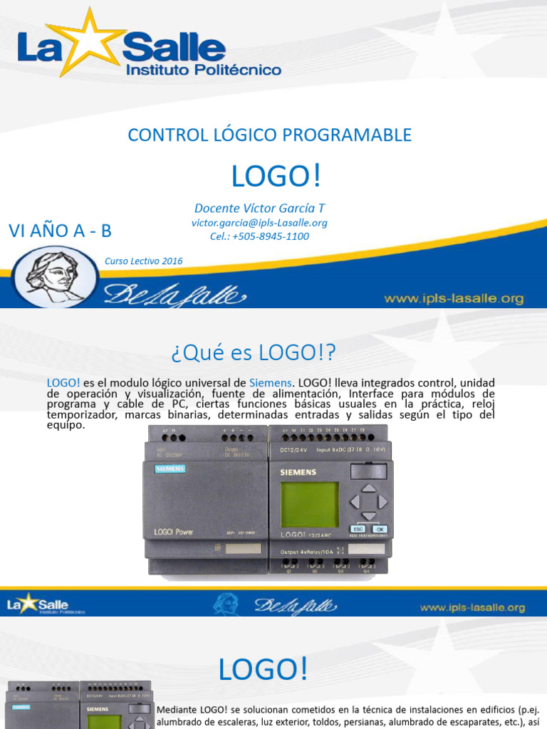 Presentación PLC Logo | PDF