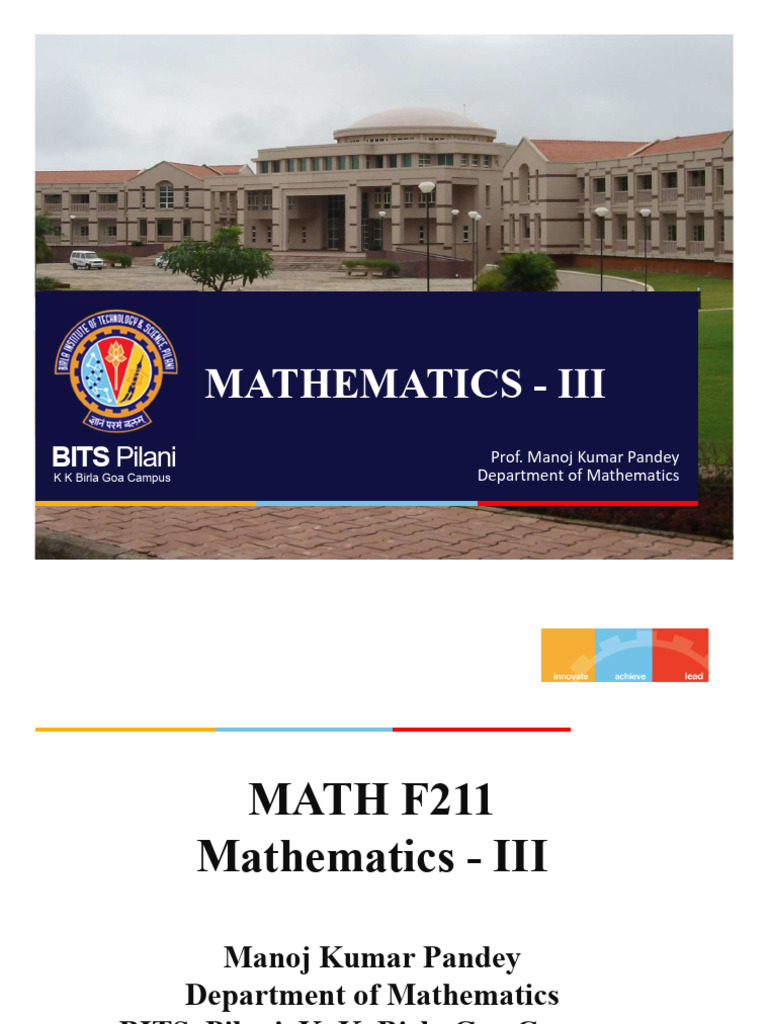 First Order Odes Complete Pdf