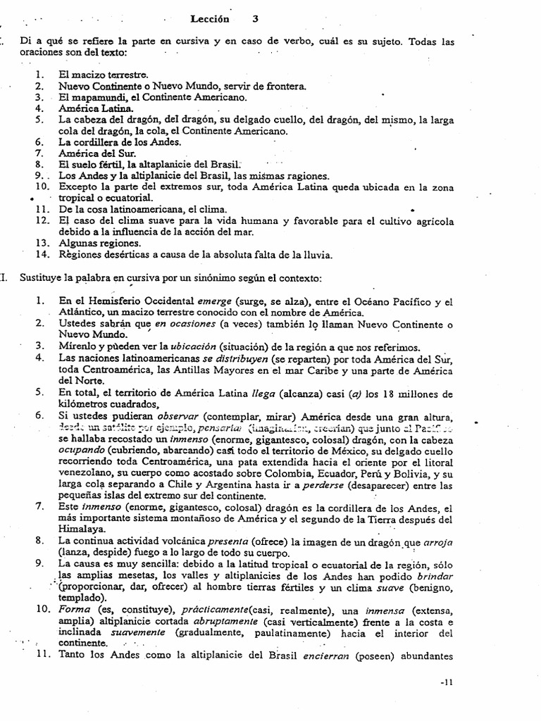 Leccion 3 | PDF