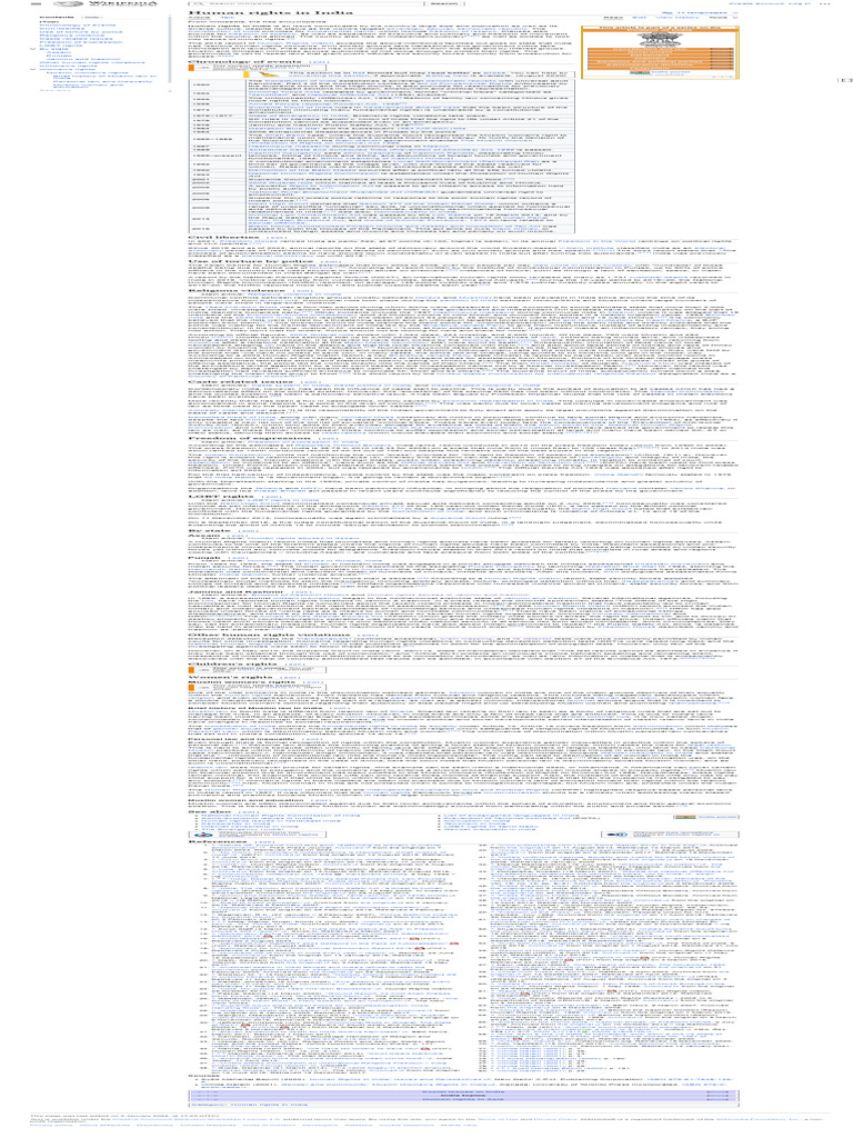 Human Rights in India - Wikipedia | PDF