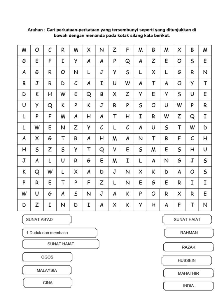 Teka Silang Kata Bahasa Melayu | PDF
