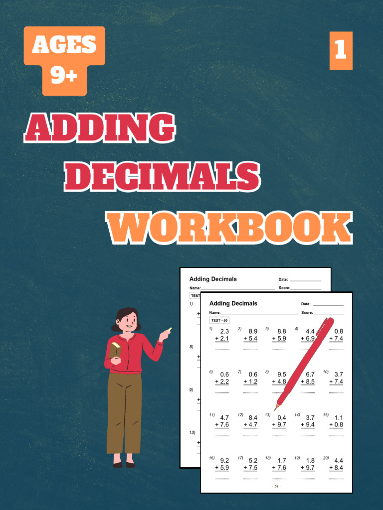 5th Grade Adding Decimals Workbook | PDF
