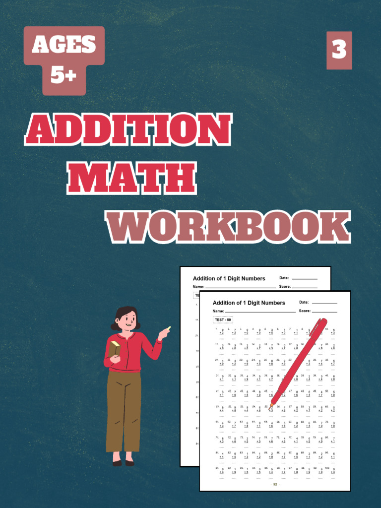 Addition Math Workbook, Level 3 | PDF