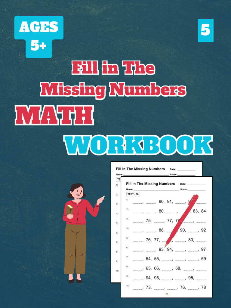Fill in The Missing Numbers Math Workbook, Level 5 | PDF | Technology ...