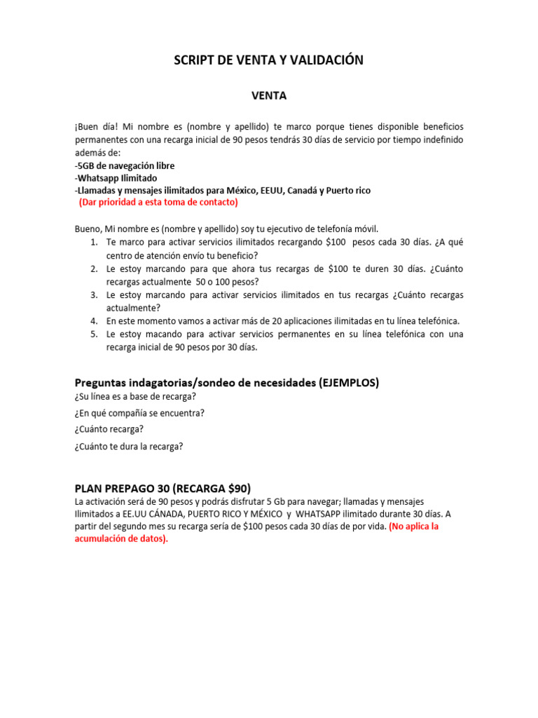 Script de Venta y Validacion Dic2023 | PDF | Industrias de servicio | Informática