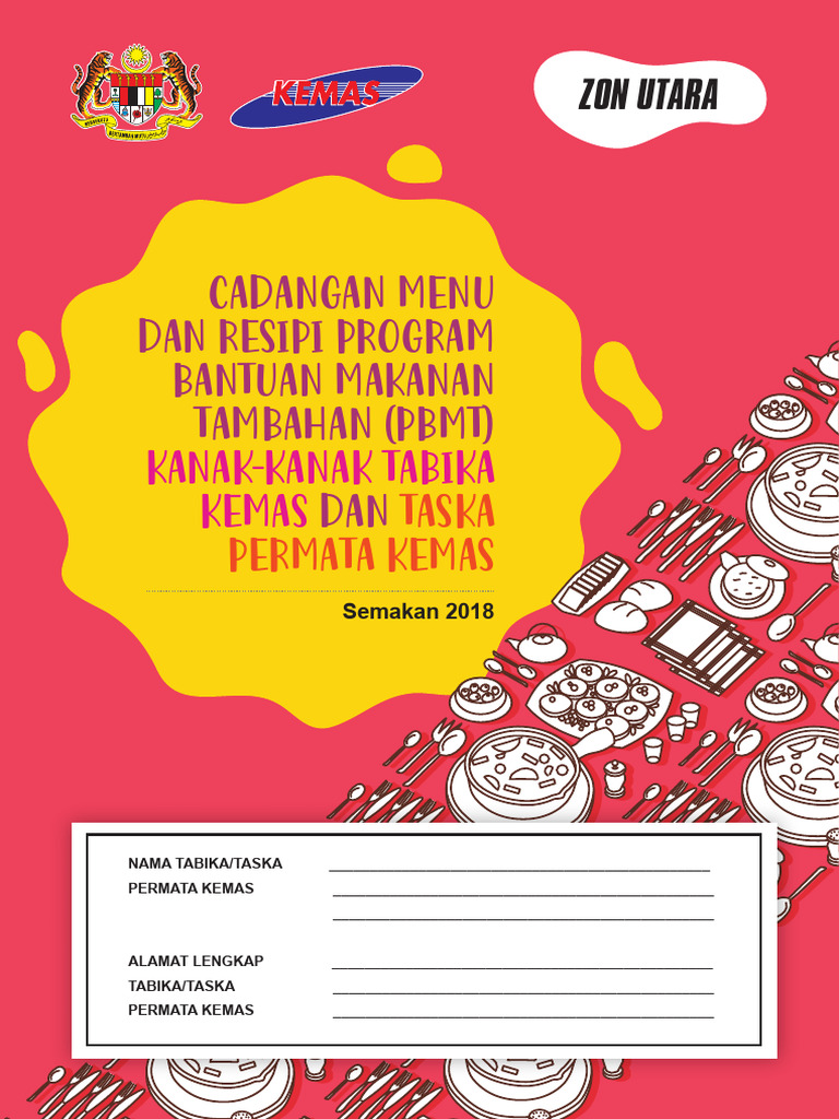 Cadangan Menu Dan Resepi Tabika Taska (Utara) - 31 | PDF