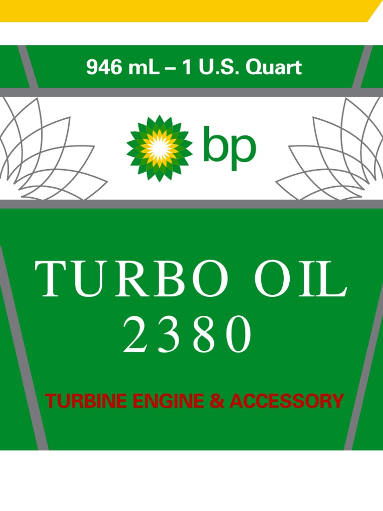 BPTO 2380 Turbo Oil Overview | PDF | Viscosity | Lubricant