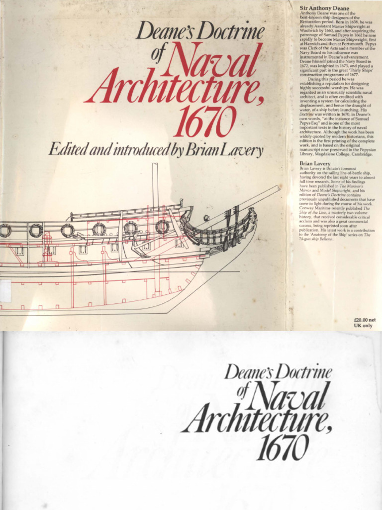 Doctrine of Naval Architecture | PDF | Samuel Pepys | Ships