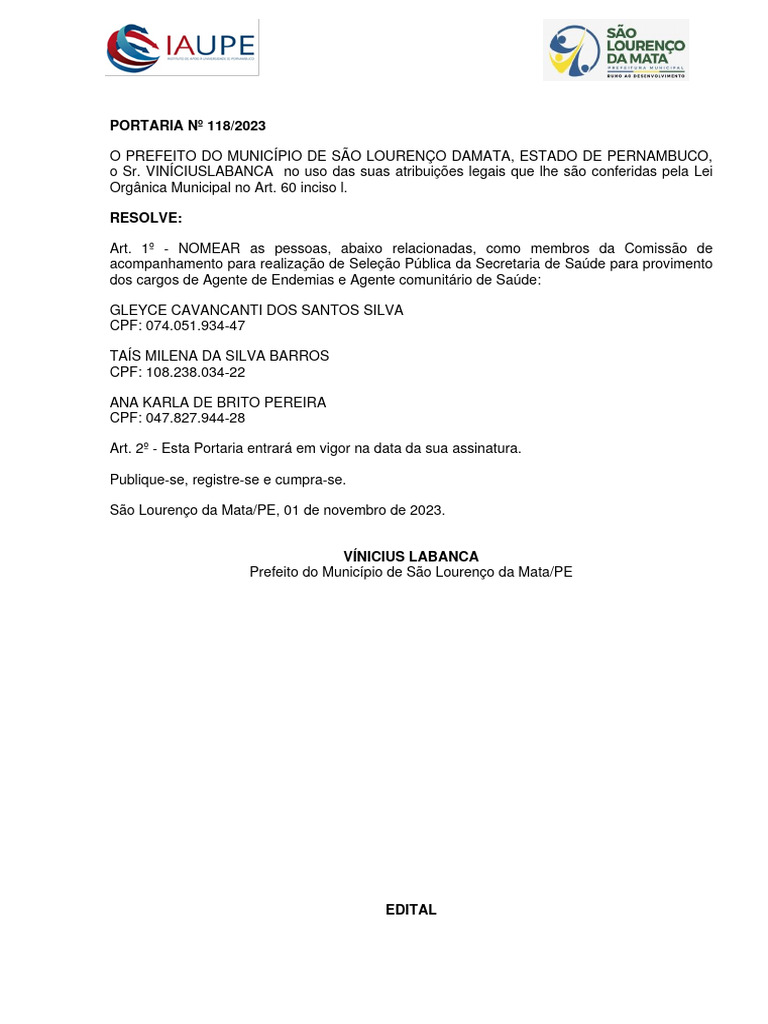 Edital - Retificado 04012023 | PDF