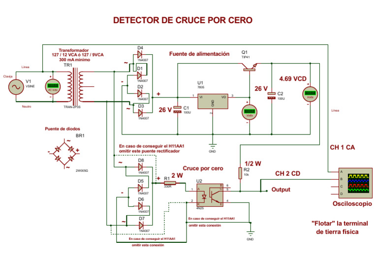 Diagrama de Cruce por cero | PDF | Ingenieria Eléctrica | Bienes manufacturados