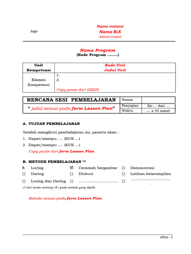 Master Session Plan | PDF | Komputer