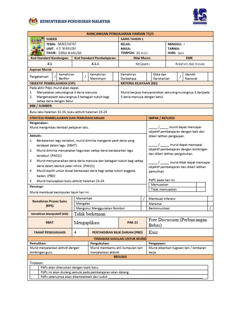 SNS T1 TS25 (Unit 4) | PDF