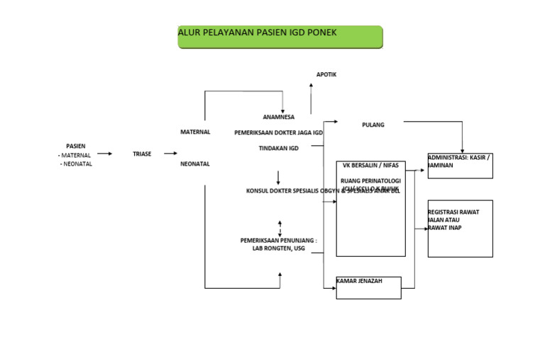 Alur Pelayanan Igd Ponek | PDF