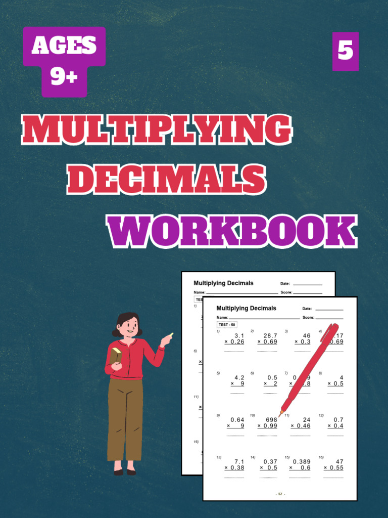 Multiplying Decimals Workbook, Level 5 | PDF