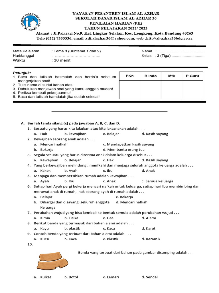 PH Tema 3 Subtema 1-2 | PDF