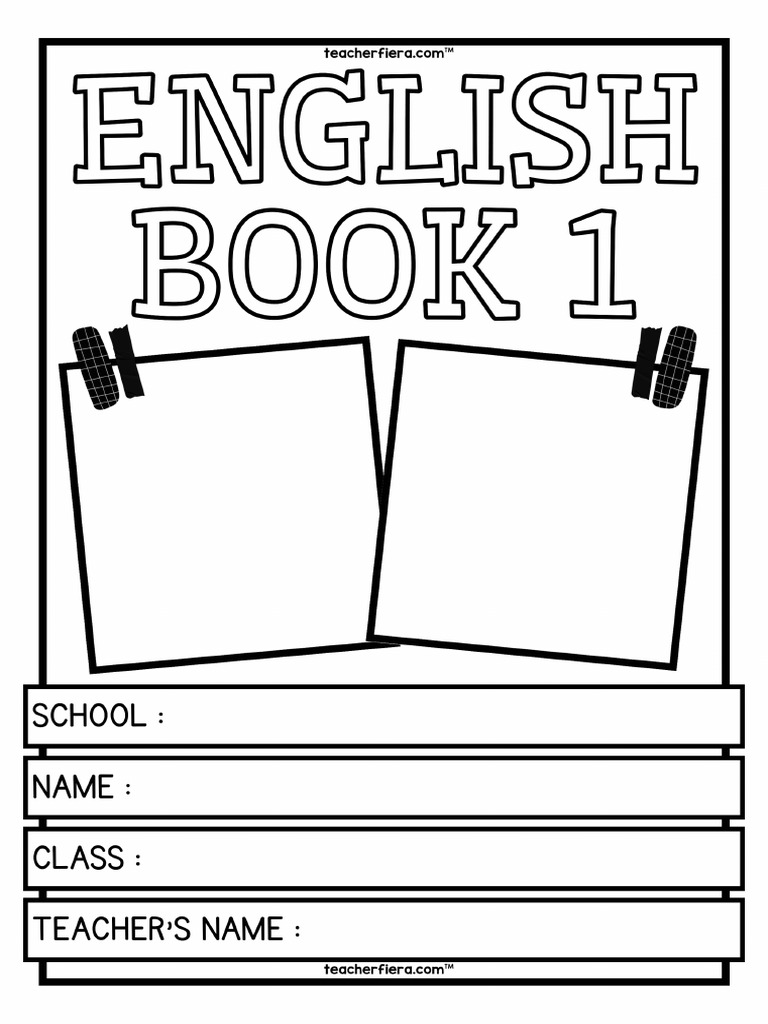 English Book Front Cover | PDF