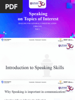 Components of Speaking | PDF | Speech | Vocabulary