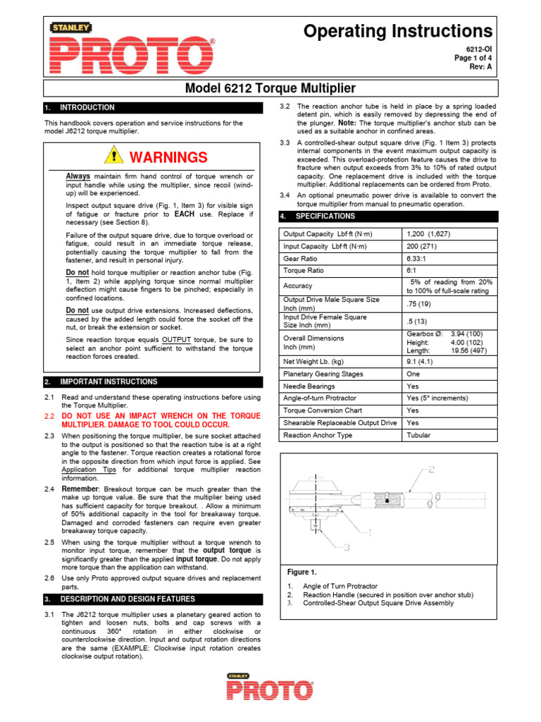 Operating Instructions: Warnings | PDF