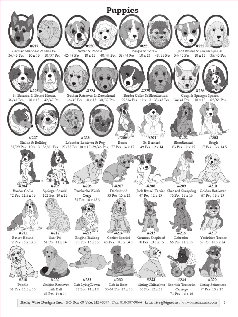 2021 Kathy Wise Designs Catalog 7 | PDF | Hunting Dogs | Dog Breeds