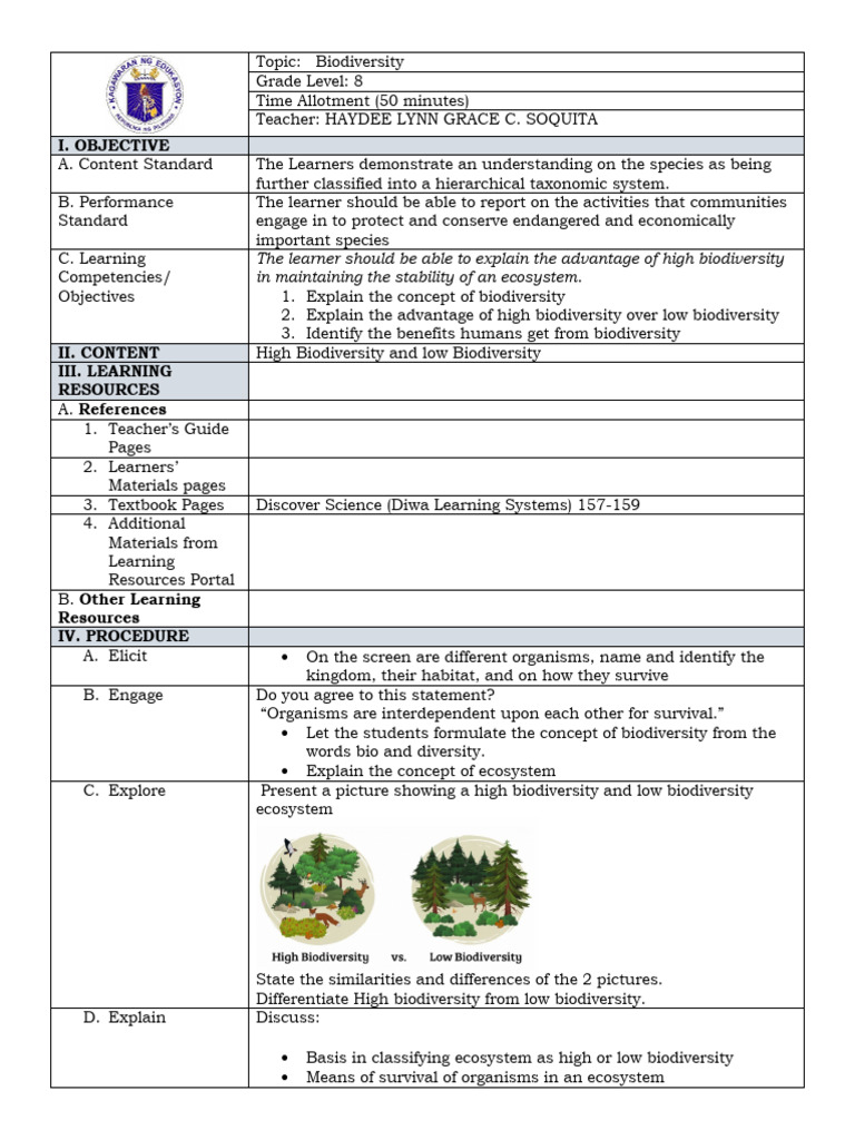 LP BIODIVERSITY | PDF