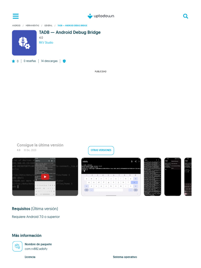 TADB - Android Debug Bridge para Android - Descarga El APK en ...