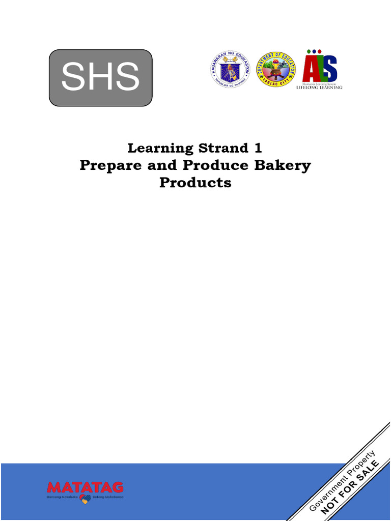 Ls1-Shs Prepare Bakery Products Valete | PDF | Self-Improvement ...