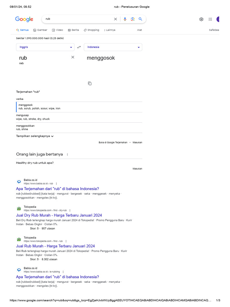 Rub - Penelusuran Google | PDF