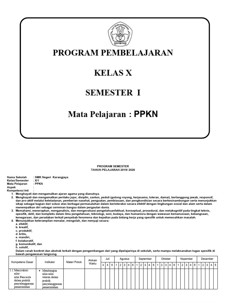 Promes PPKN | PDF