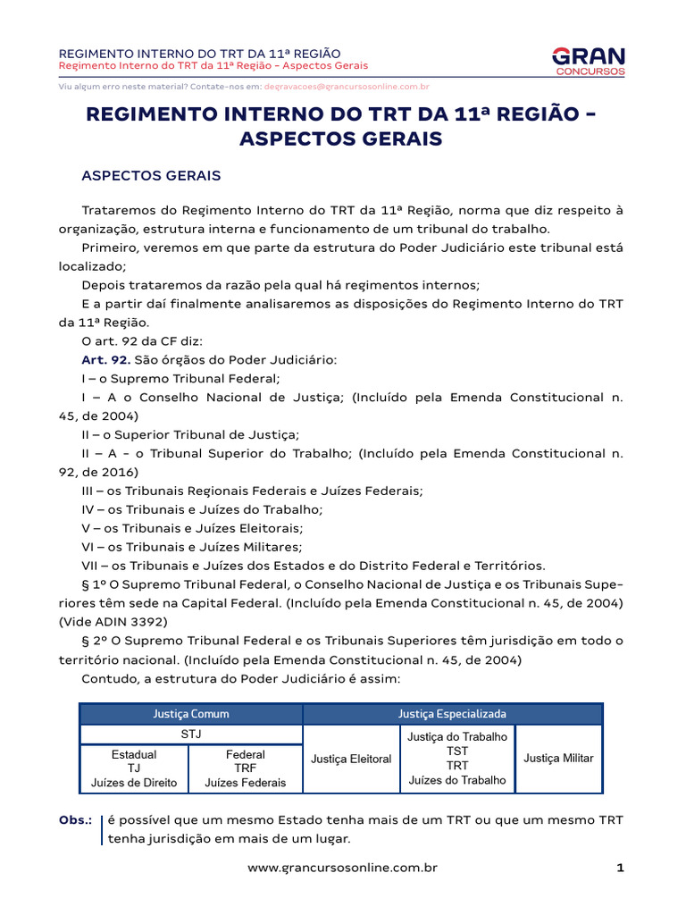 Regimento Interno | PDF