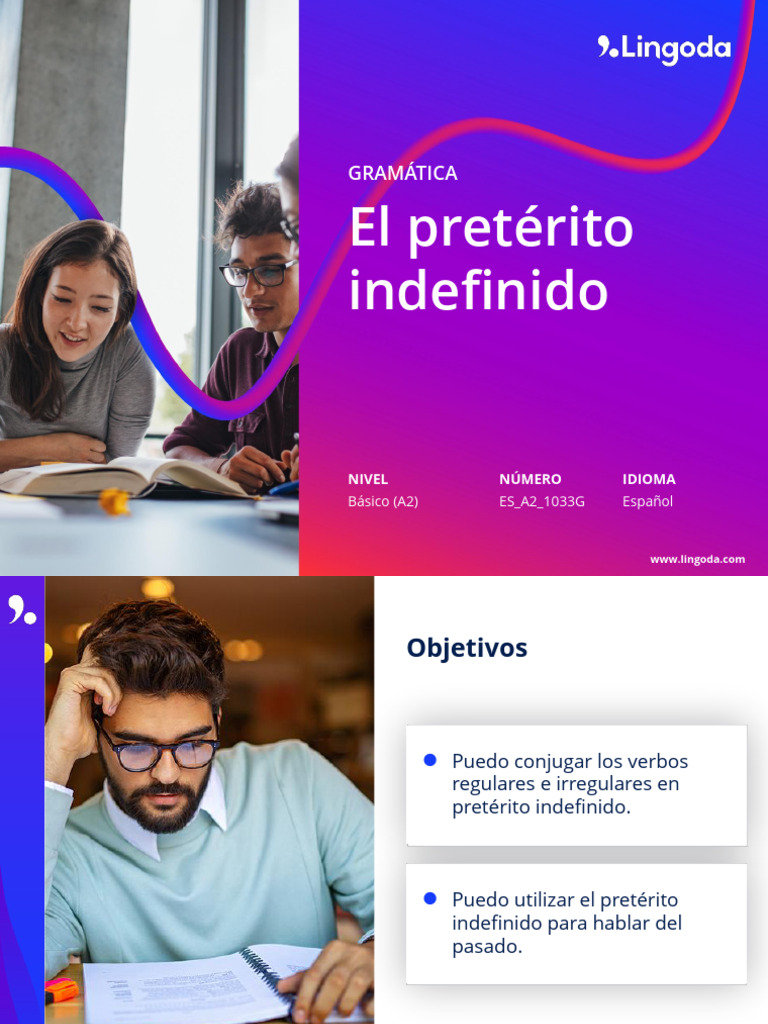 Uso del Pretérito Indefinido en Español | PDF